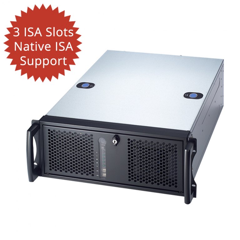 Computer with 3 ISA slots in 4U rackmountable chassis