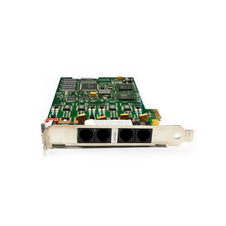 Dialogic D4PCIUFEQ 310-935 (D4PCIUFEW) 4 Port PCIe Voice Board